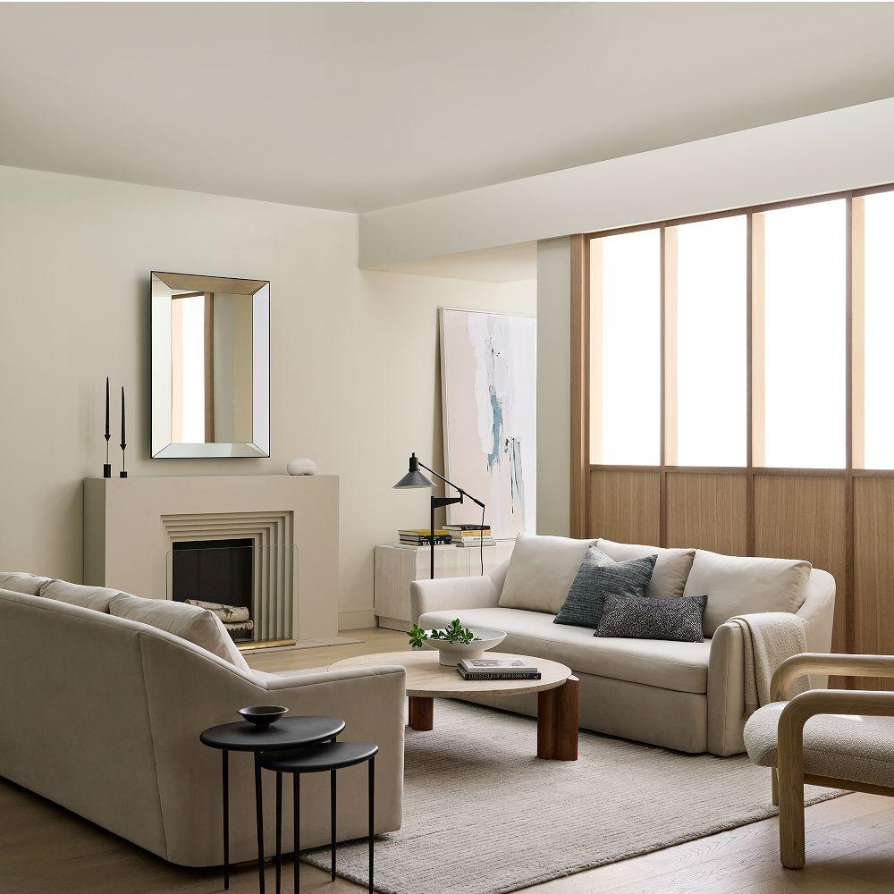 West elm faceted mirror side table store